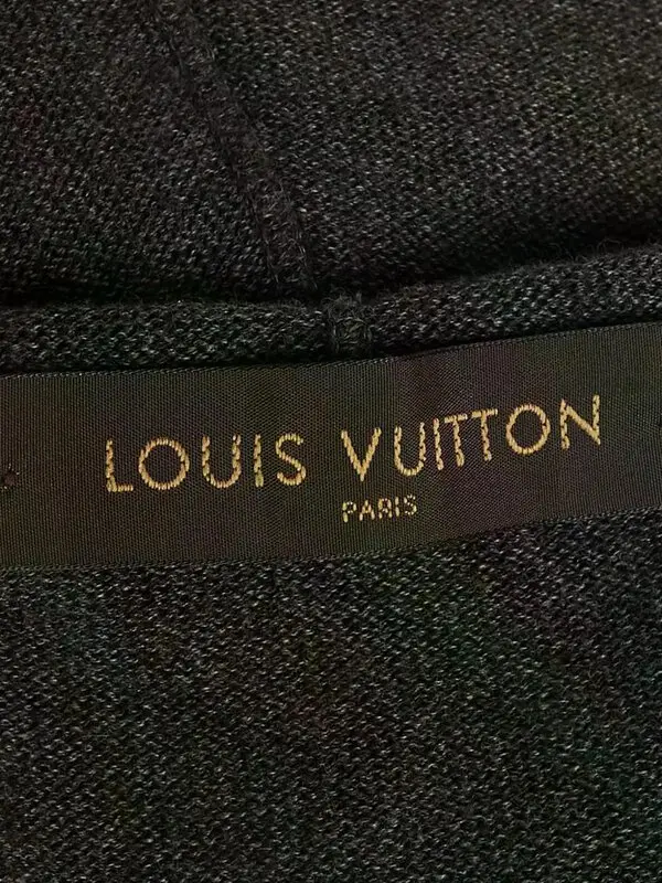 LOUIS VUITTON Suede Knit Hoodie