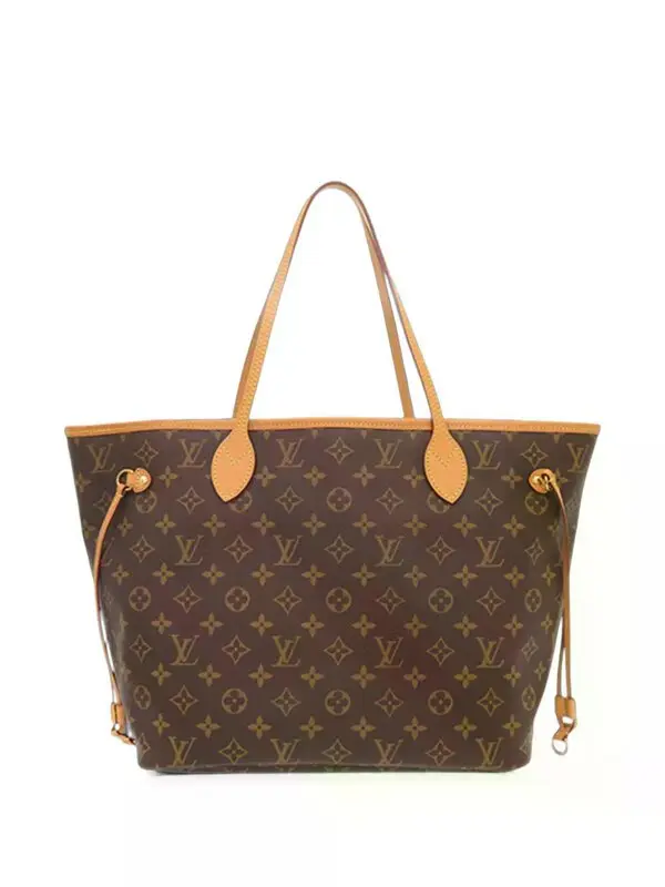 LOUIS VUITTON 2015 Monogram Neverfull Mm Tote Bag