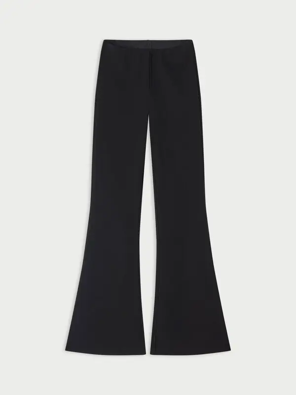 BY MALENE BIRGER Vilesa Flared Stretch Trousers - Black