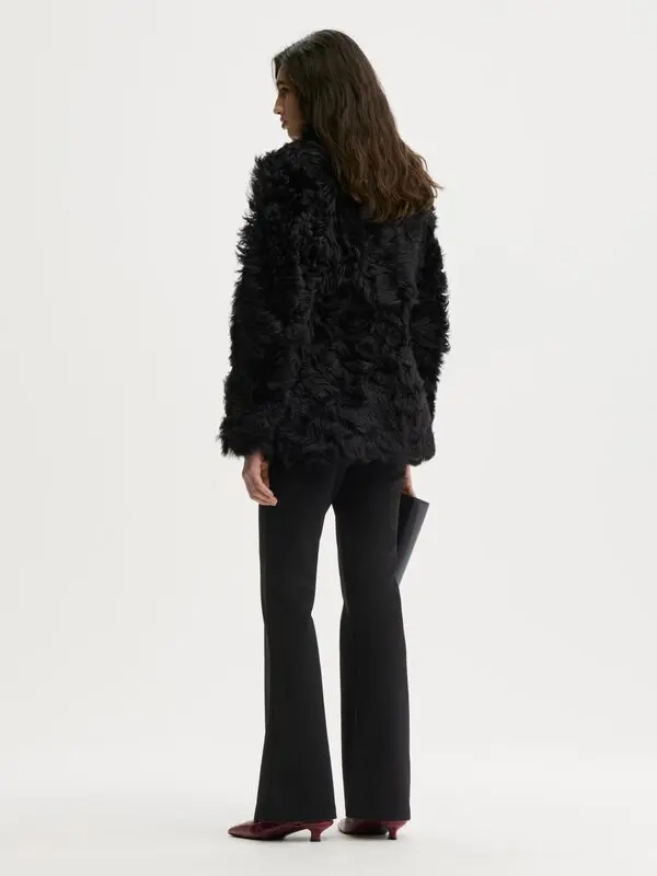 BY MALENE BIRGER Vilesa Flared Stretch Trousers - Black