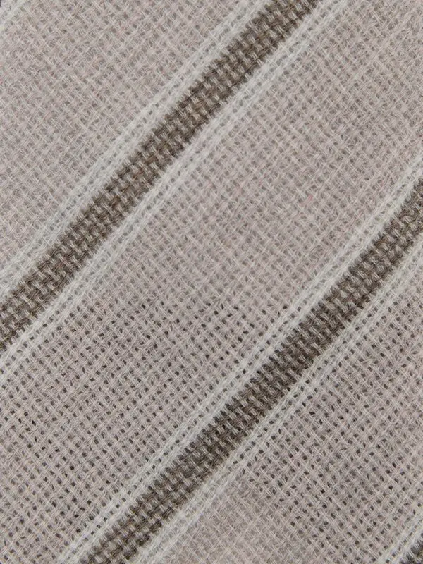 REISS Cucire Wool Striped Neck Tie