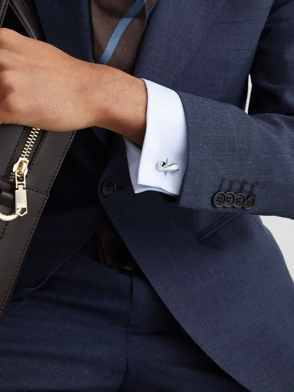 REISS Carrick & Twisted Bar Cufflinks