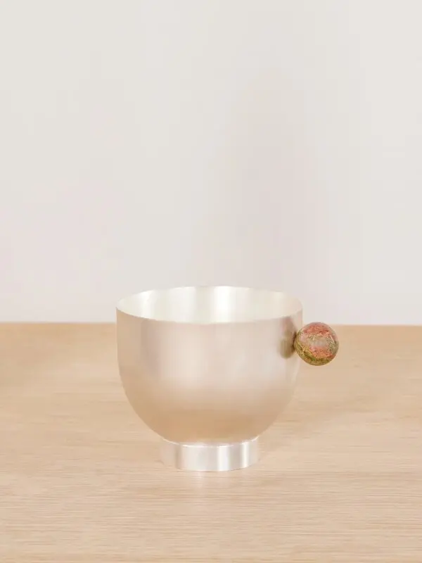 NATALIA CRIADO Plated And Unakite Cup