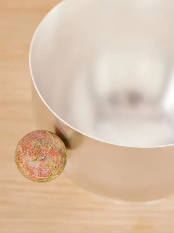 NATALIA CRIADO Plated And Unakite Cup