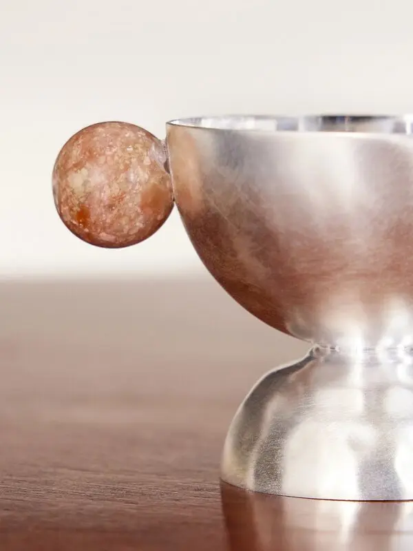 NATALIA CRIADO Plated And Stone Egg Cup