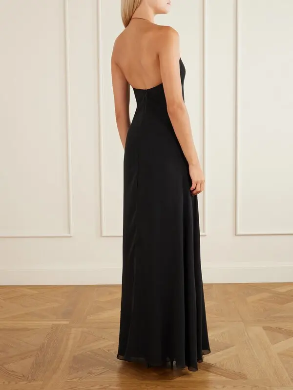 THE ROW Javier Silk-georgette Maxi Dress