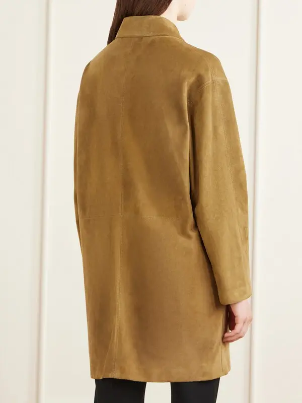 THE ROW Damir Suede Coat