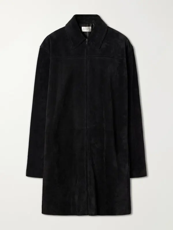 THE ROW Dakara Suede Coat