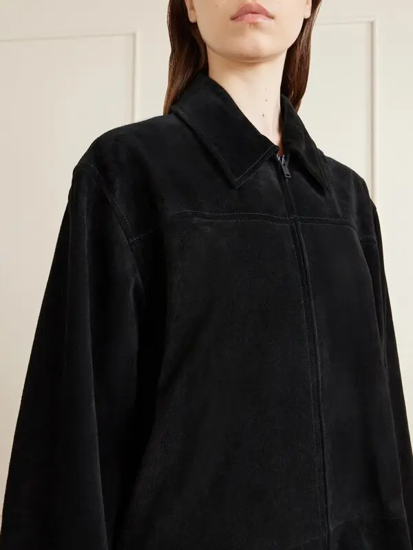 THE ROW Dakara Suede Coat
