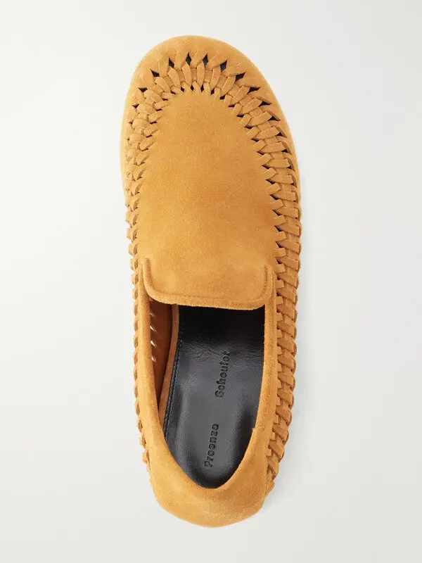 Proenza Schouler Whip Suede Loafers - Brown