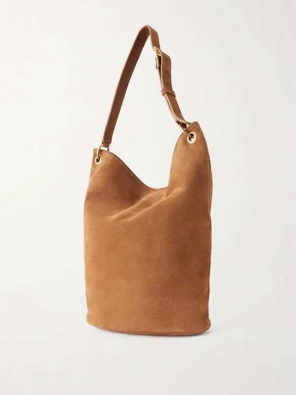 NILI LOTAN Cooper Suede Shoulder Bag