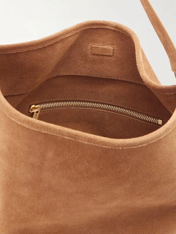 NILI LOTAN Cooper Suede Shoulder Bag