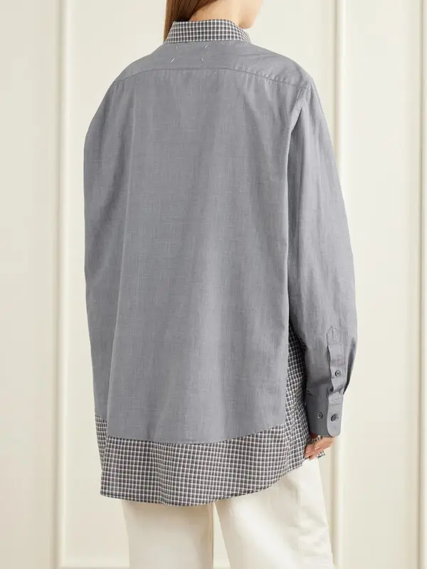 MAISON MARGIELA Layered Cotton-jersey Shirt