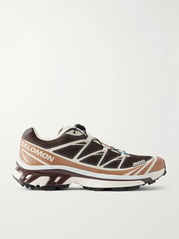 SALOMON Xt-6 Rubber-trimmed Mesh Sneakers