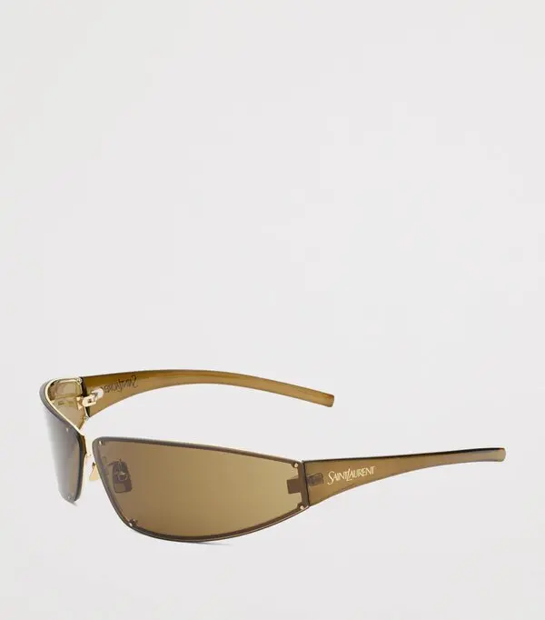 Saint Laurent Sl 963 Wraparound Sunglasses