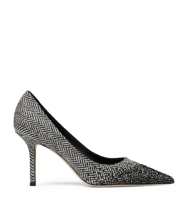 JIMMY CHOO Love 85 Crystal-embellished Pumps