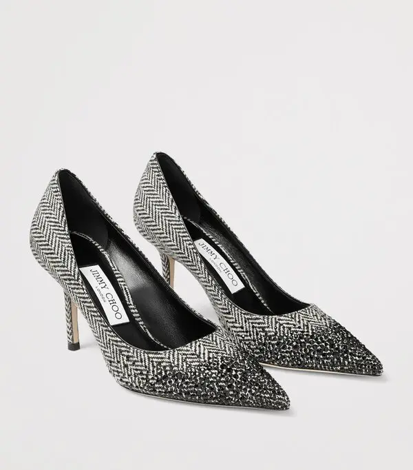 JIMMY CHOO Love 85 Crystal-embellished Pumps