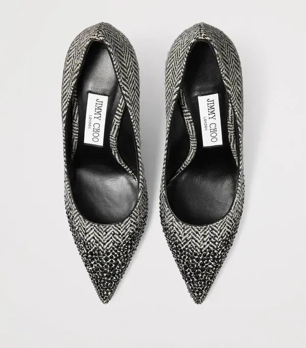 JIMMY CHOO Love 85 Crystal-embellished Pumps