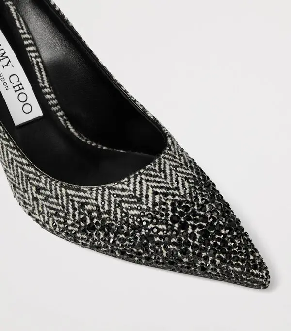 JIMMY CHOO Love 85 Crystal-embellished Pumps