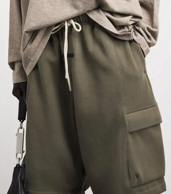 Fear Of God Cargo Basketball Shorts - Green