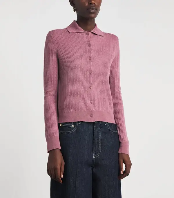 Vince Wool Pointelle Cardigan