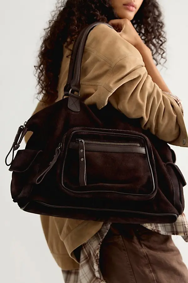 Free People Maya Suede Tote At