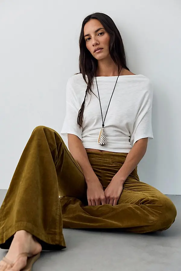 We The Free Walk The Line Cord Bootcut Trousers