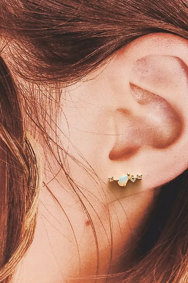 LOCAL ECLECTIC Constellation Flatback Earrings At