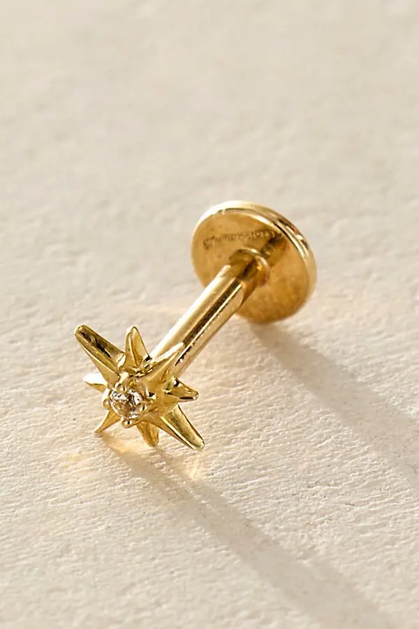 LOCAL ECLECTIC Starburst Flatback Earrings At