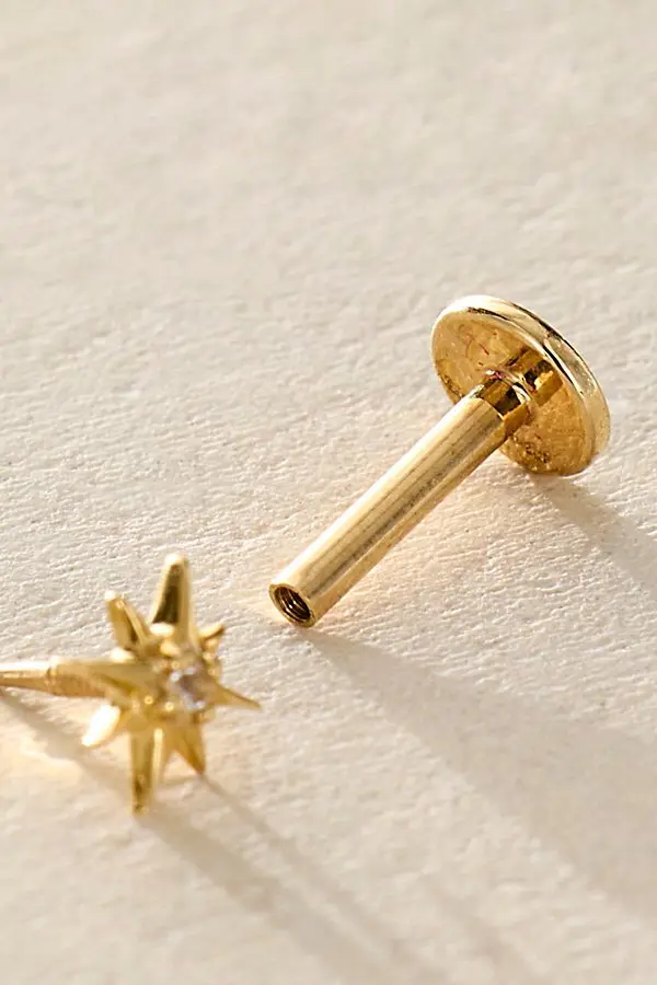 LOCAL ECLECTIC Starburst Flatback Earrings At