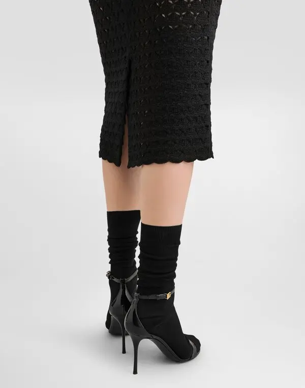 Dolce & Gabbana Crochet Midi Skirt