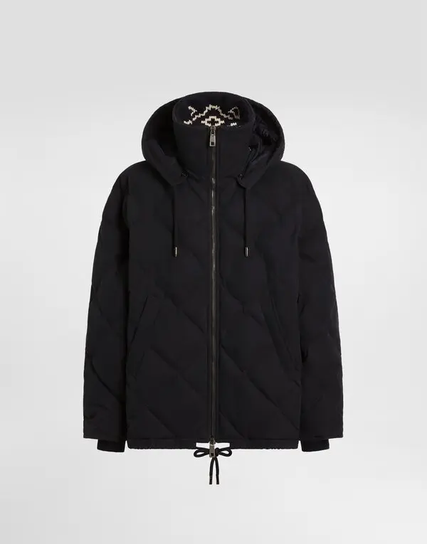 Dolce & Gabbana Quilted Cotton Padded Jacket Coats And Jackets
