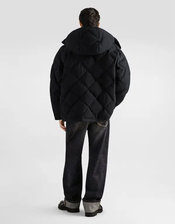 Dolce & Gabbana Quilted Cotton Padded Jacket Coats And Jackets