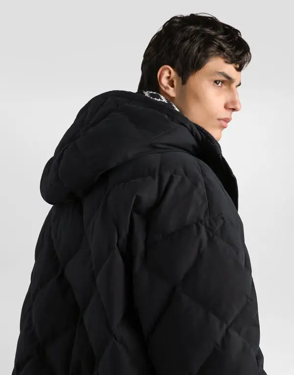 Dolce & Gabbana Quilted Cotton Padded Jacket Coats And Jackets