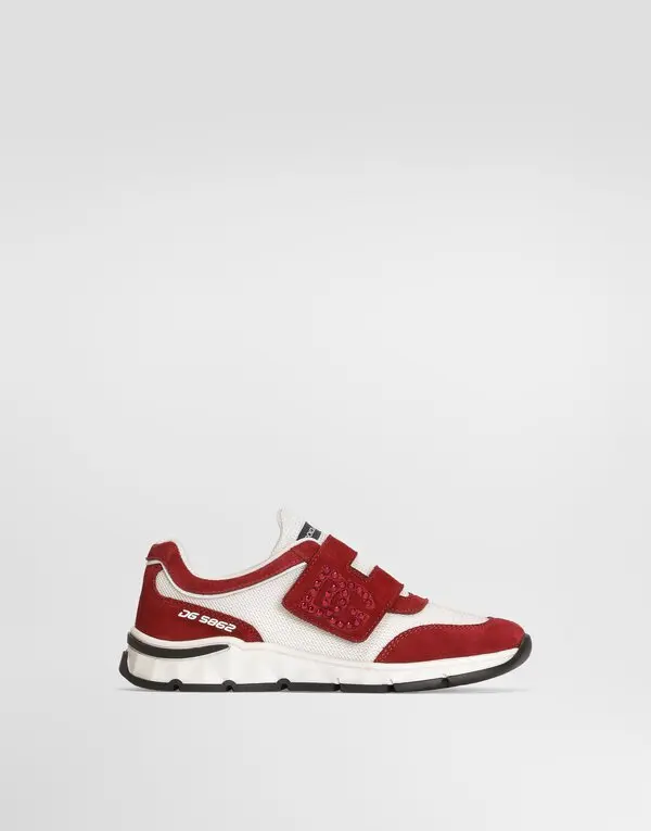 Dolce & Gabbana Dg Running Suede Sneakers Shoes - Multicolor