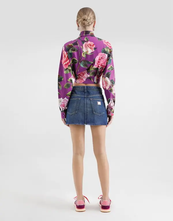 Dolce & Gabbana Denim Miniskirt Denim And Jeans Multi-colored
