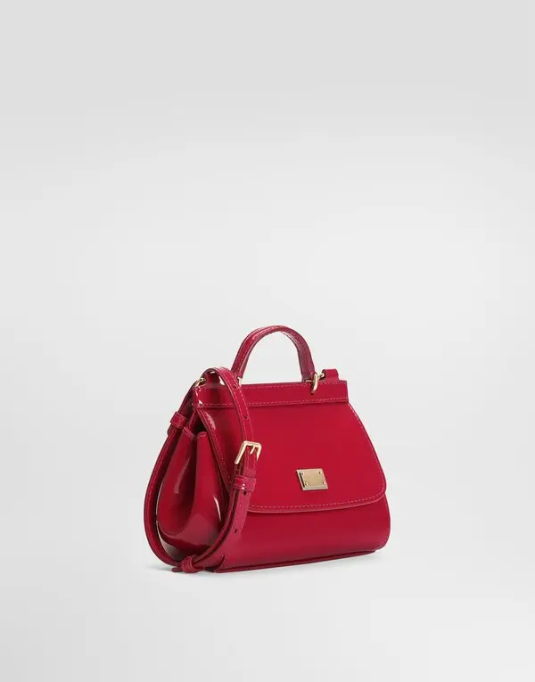 Dolce & Gabbana Sicily Patent Leather Handbag Accessories Leather