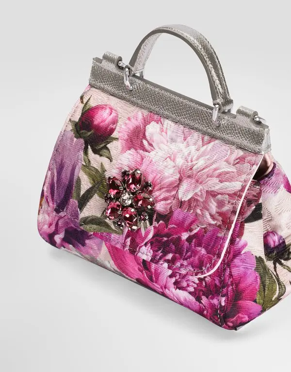 Dolce & Gabbana Sicily Peony-print Brocade Handbag� Accessories