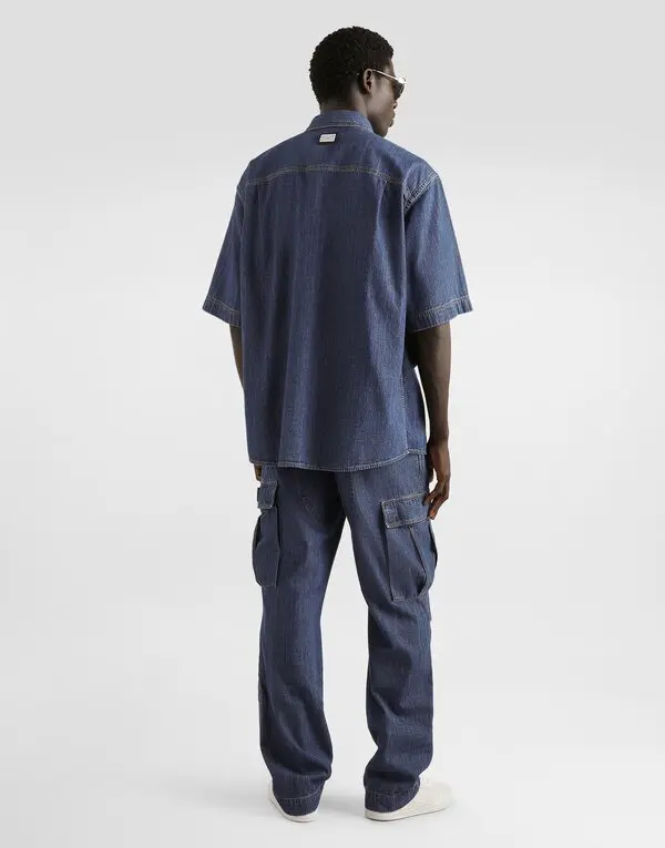 Dolce & Gabbana Denim Shirt Denim Multi-colored