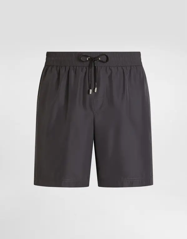 Dolce & Gabbana Majolica-print Swim Shorts - Grey