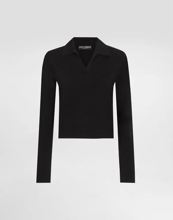 Dolce & Gabbana Cashmere Polo Pullover Sweaters And Cardigans