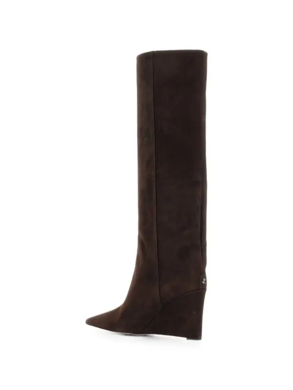 JIMMY CHOO Blake Suede Leather Boots