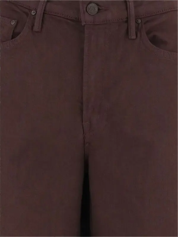 MOTHER The Undercover Sneak Denim Jeans