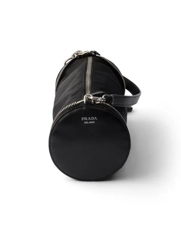 Prada Re-nylon And Leather Foldable Mini-bag