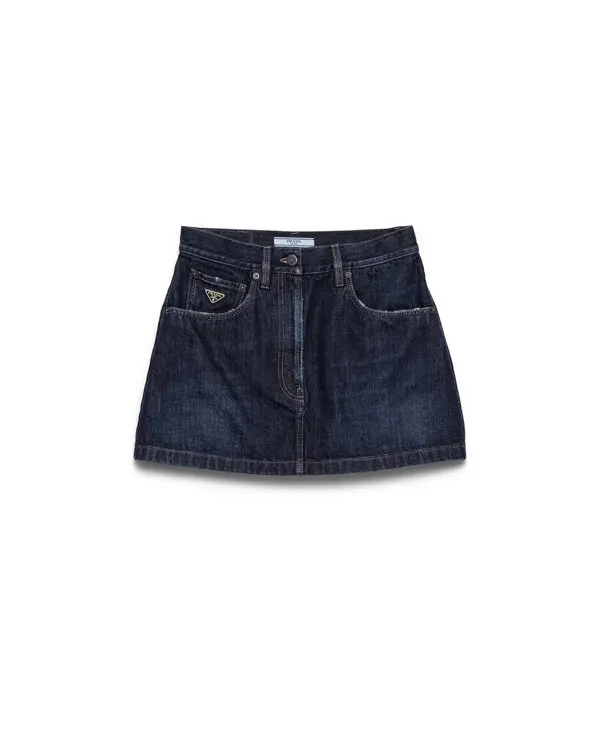 Prada Denim Miniskirt