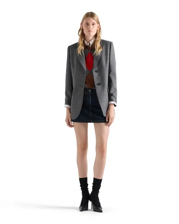 Prada Denim Miniskirt