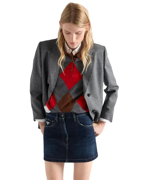 Prada Denim Miniskirt