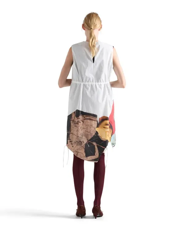 Prada Printed Compact Fabric Dress