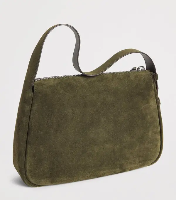 Tory Burch Suede Romy Shoulder Bag