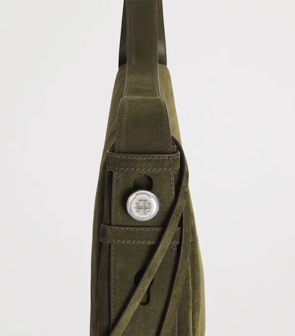 Tory Burch Suede Romy Shoulder Bag